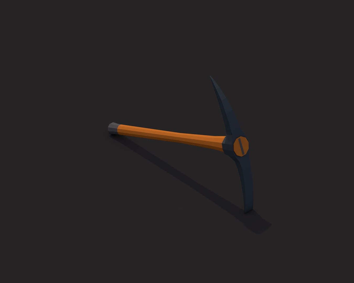 3d model pickaxe v 1