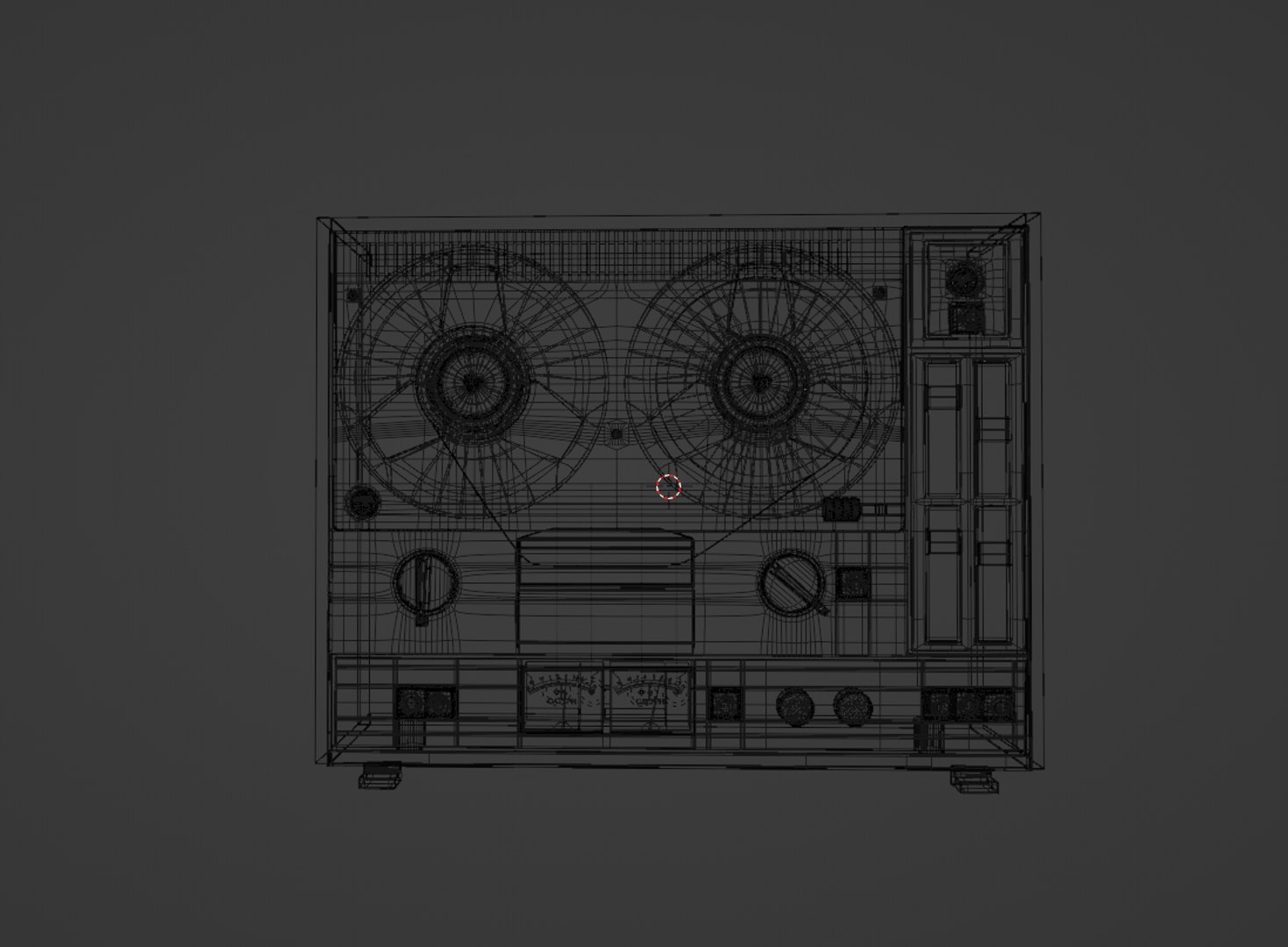 3D model of a reel-to-reel tape recorder 3D model - TurboSquid 2152190