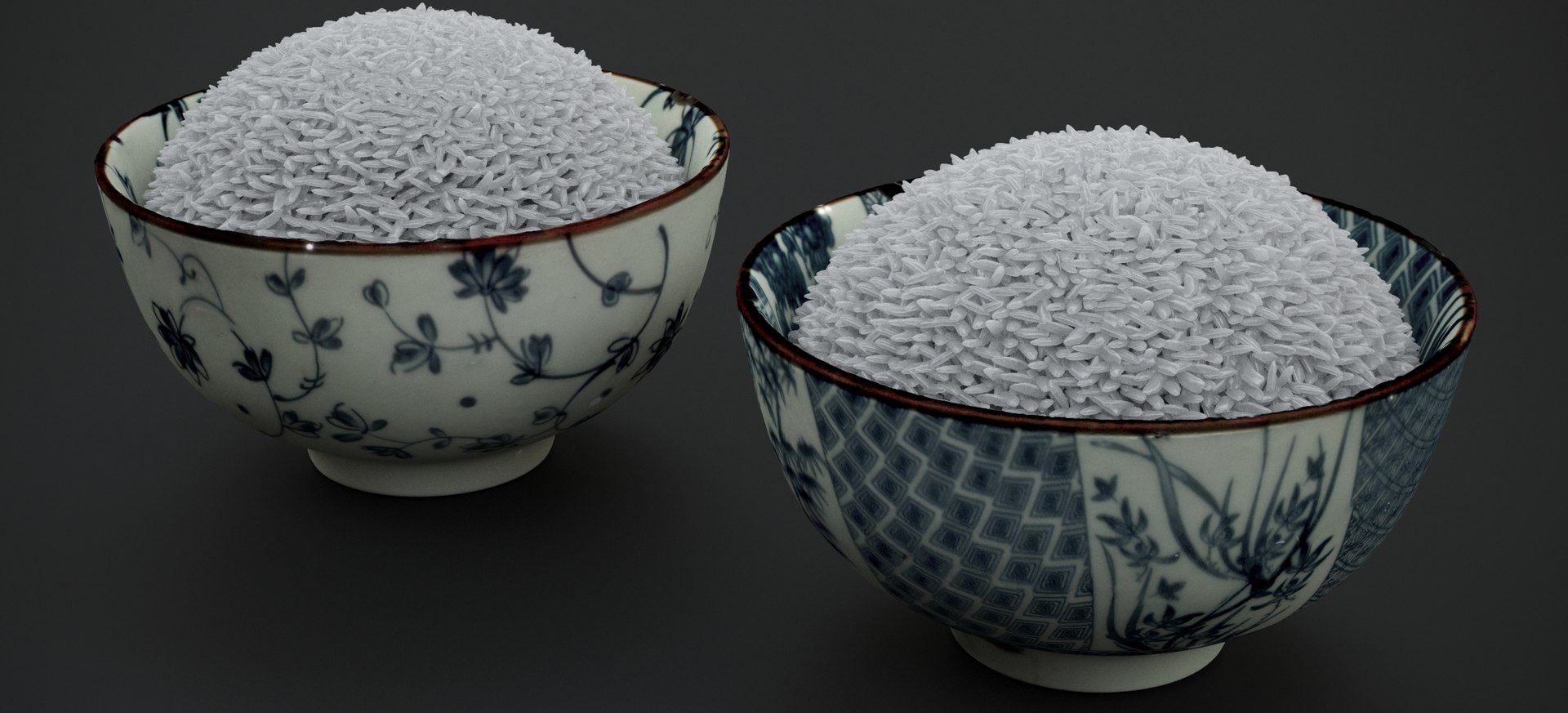 JANPANESE 10 OZ RICE BOWL WITH RICE 2024 3D Model - TurboSquid 2245542
