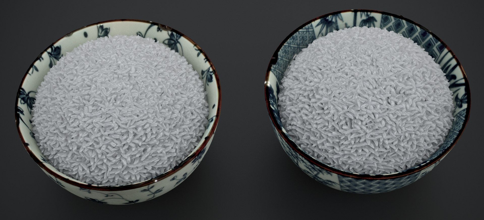 JANPANESE 10 OZ RICE BOWL WITH RICE 2024 3D Model - TurboSquid 2245542