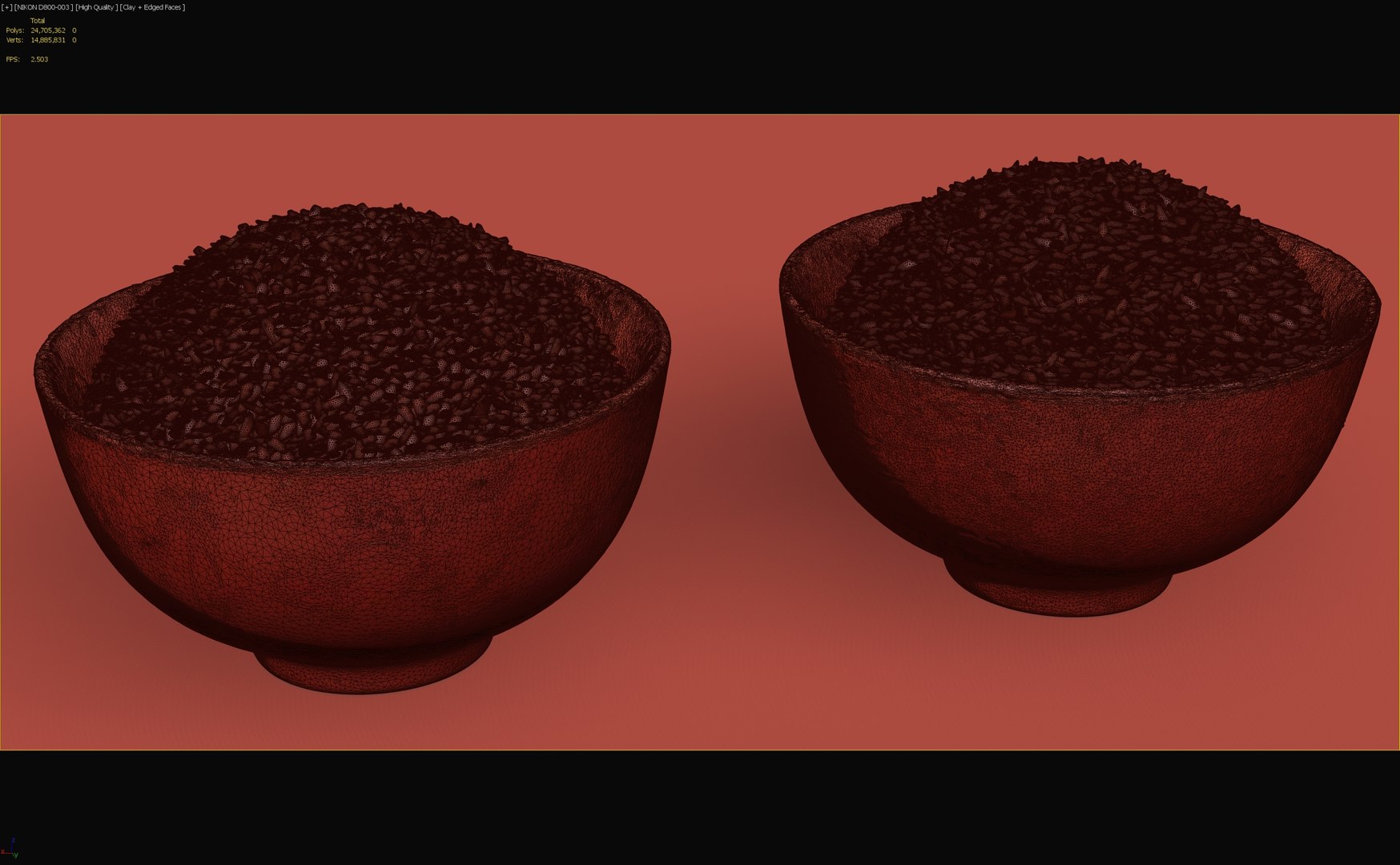 JANPANESE 10 OZ RICE BOWL WITH RICE 2024 3D Model - TurboSquid 2245542