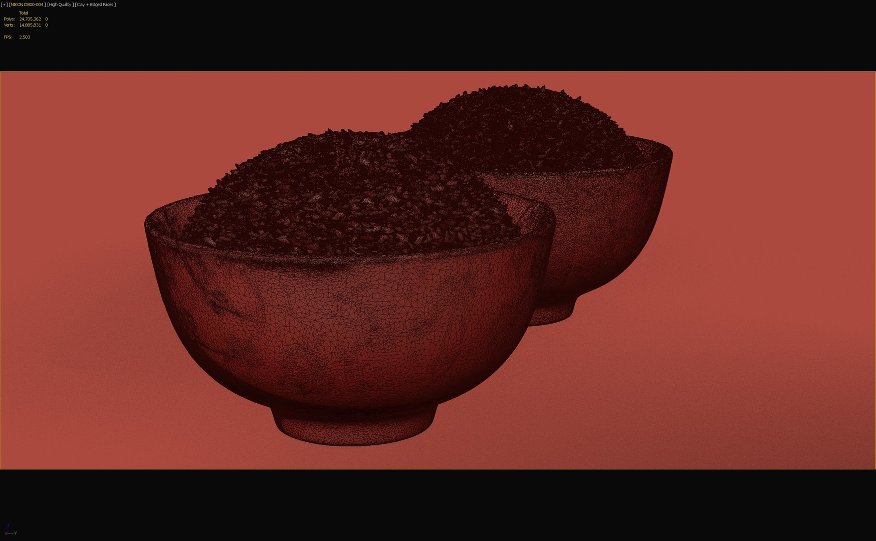 JANPANESE 10 OZ RICE BOWL WITH RICE 2024 3D Model - TurboSquid 2245542