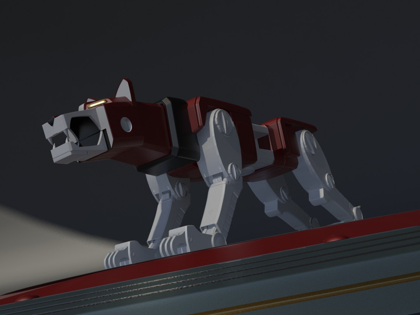 Red Lion Voltron Model - TurboSquid 1331588