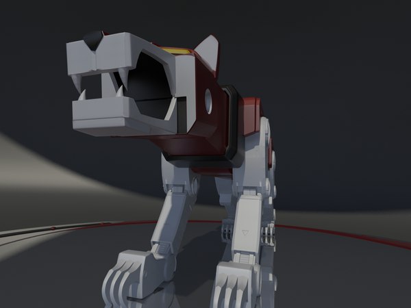Red lion voltron model - TurboSquid 1331588
