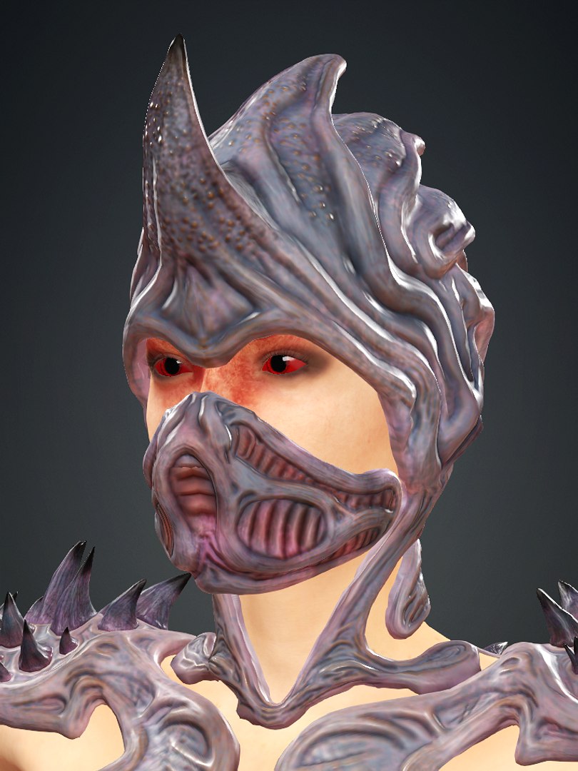 Realistic Rigged Monster Female Character 3D Model - TurboSquid 2131712