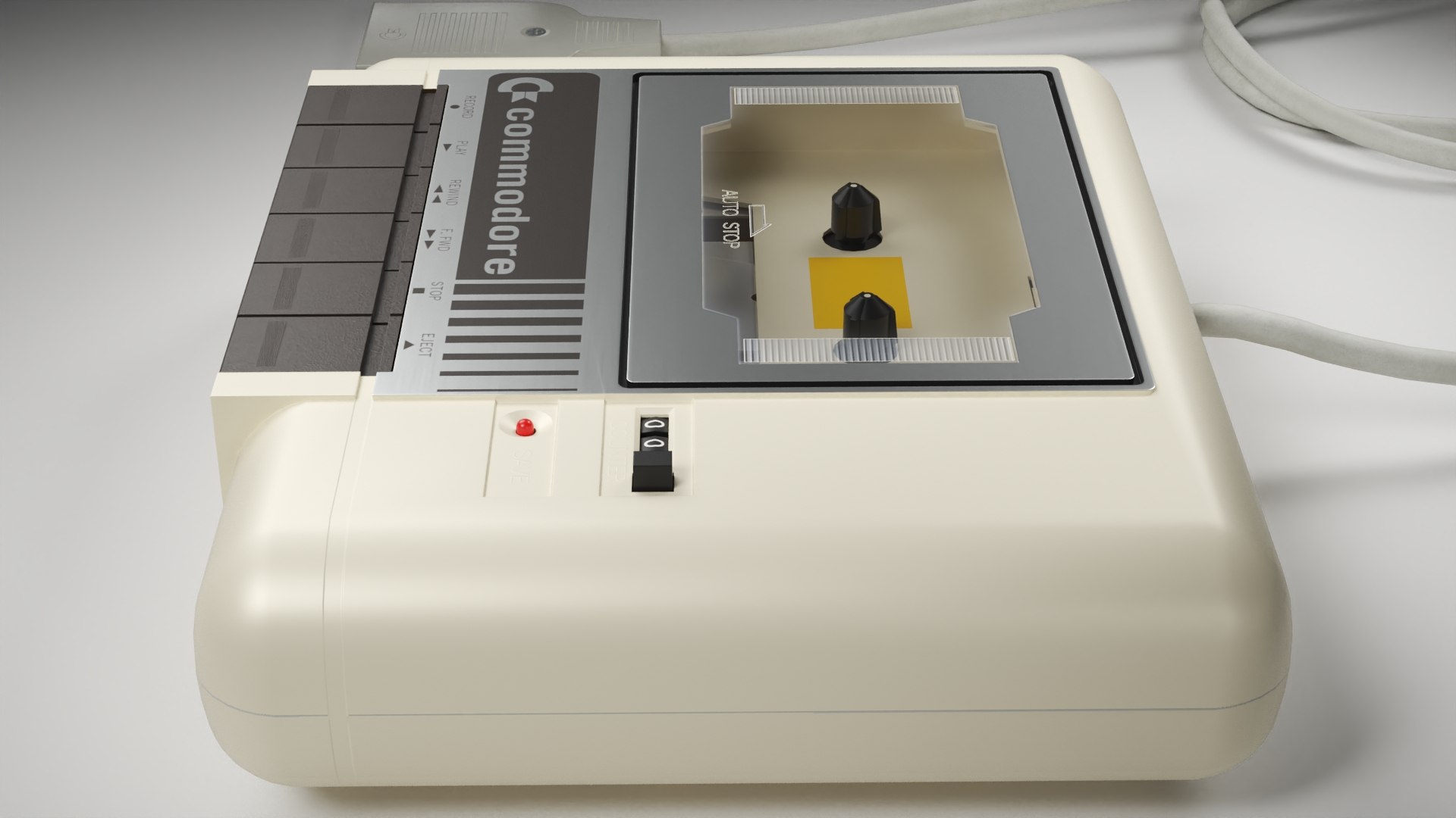 Commodore Dattasette 1530 3D Model - TurboSquid 2210145