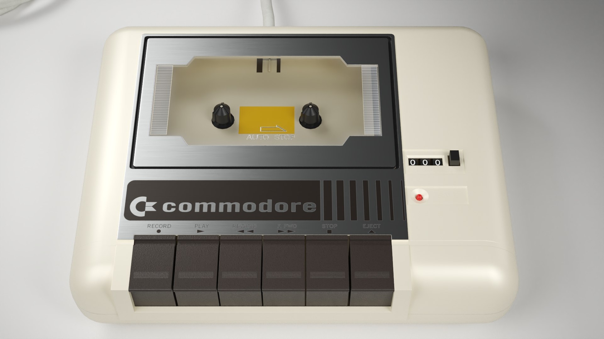 Commodore Dattasette 1530 3D Model - TurboSquid 2210145