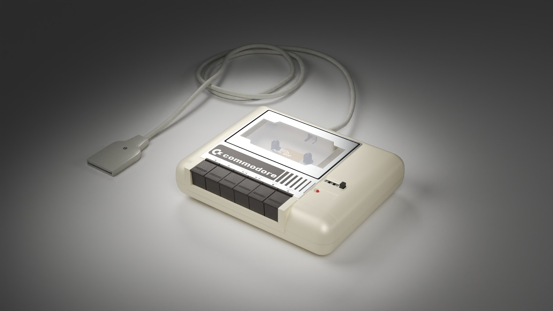 Commodore Dattasette 1530 3D Model - TurboSquid 2210145