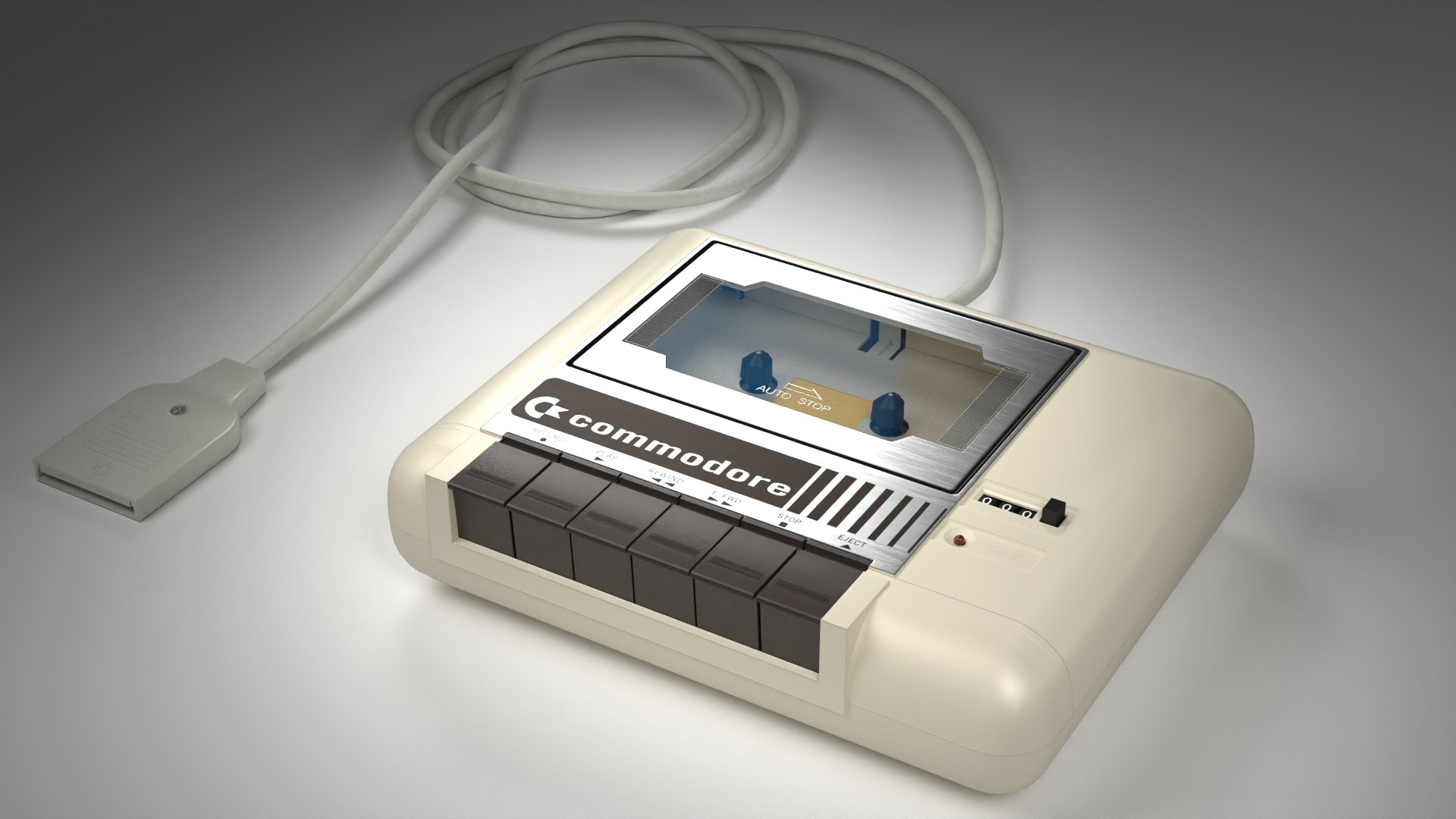 Commodore Dattasette 1530 3D Model - TurboSquid 2210145