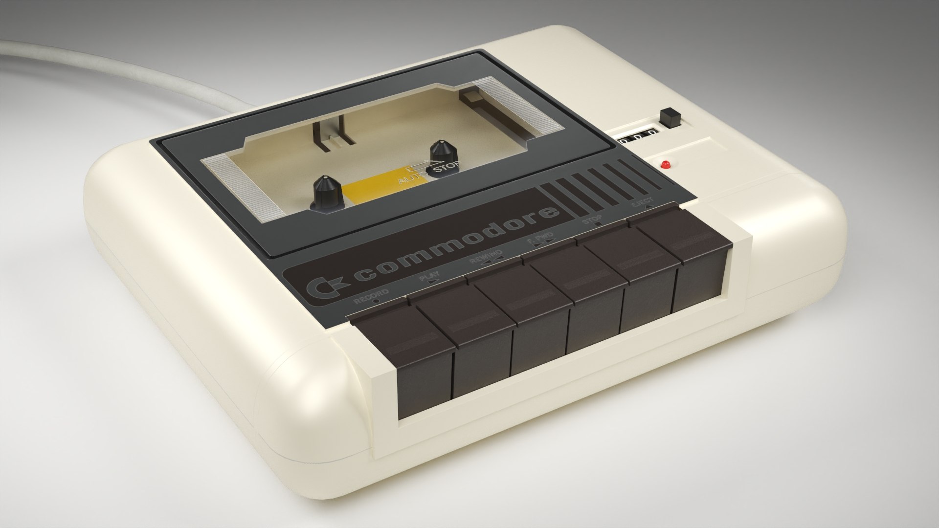 Commodore Dattasette 1530 3D Model - TurboSquid 2210145