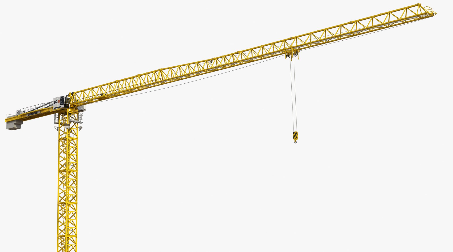 3D tower crane liebherr 250 model - TurboSquid 1391868