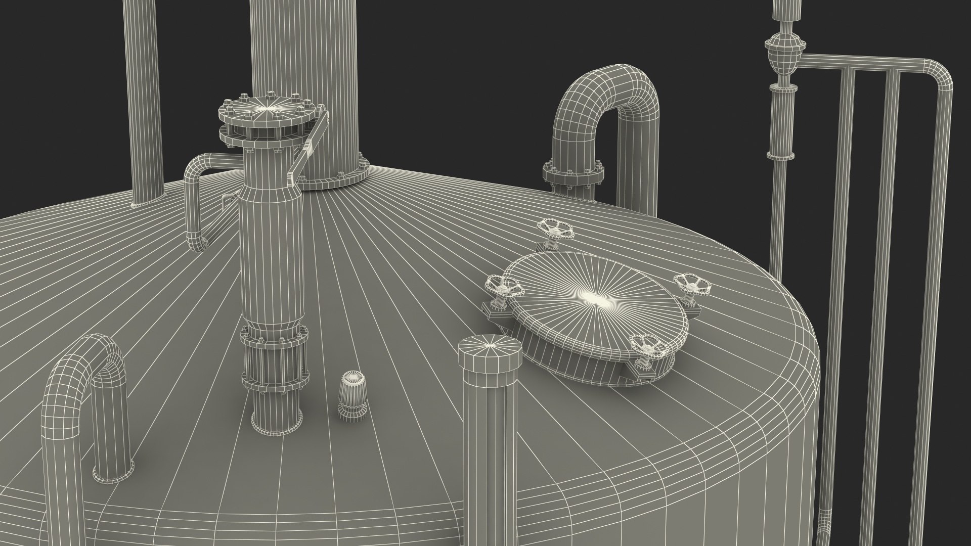 3D alcohol distillation equipment - TurboSquid 1633875
