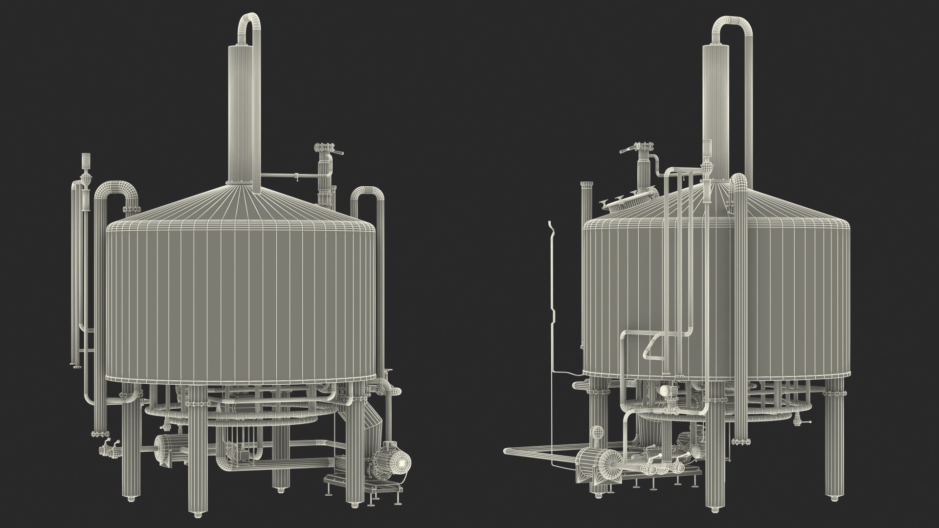 3D alcohol distillation equipment - TurboSquid 1633875