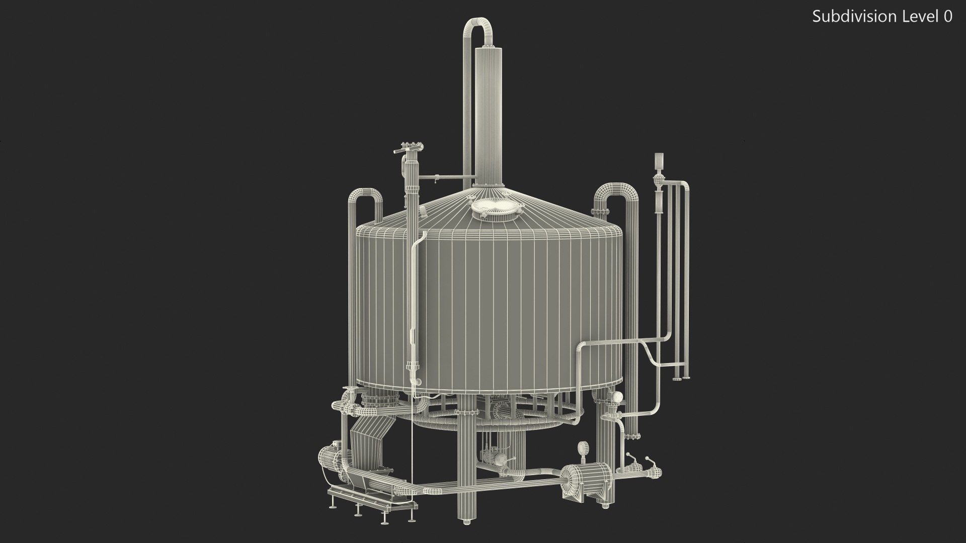 3D alcohol distillation equipment - TurboSquid 1633875