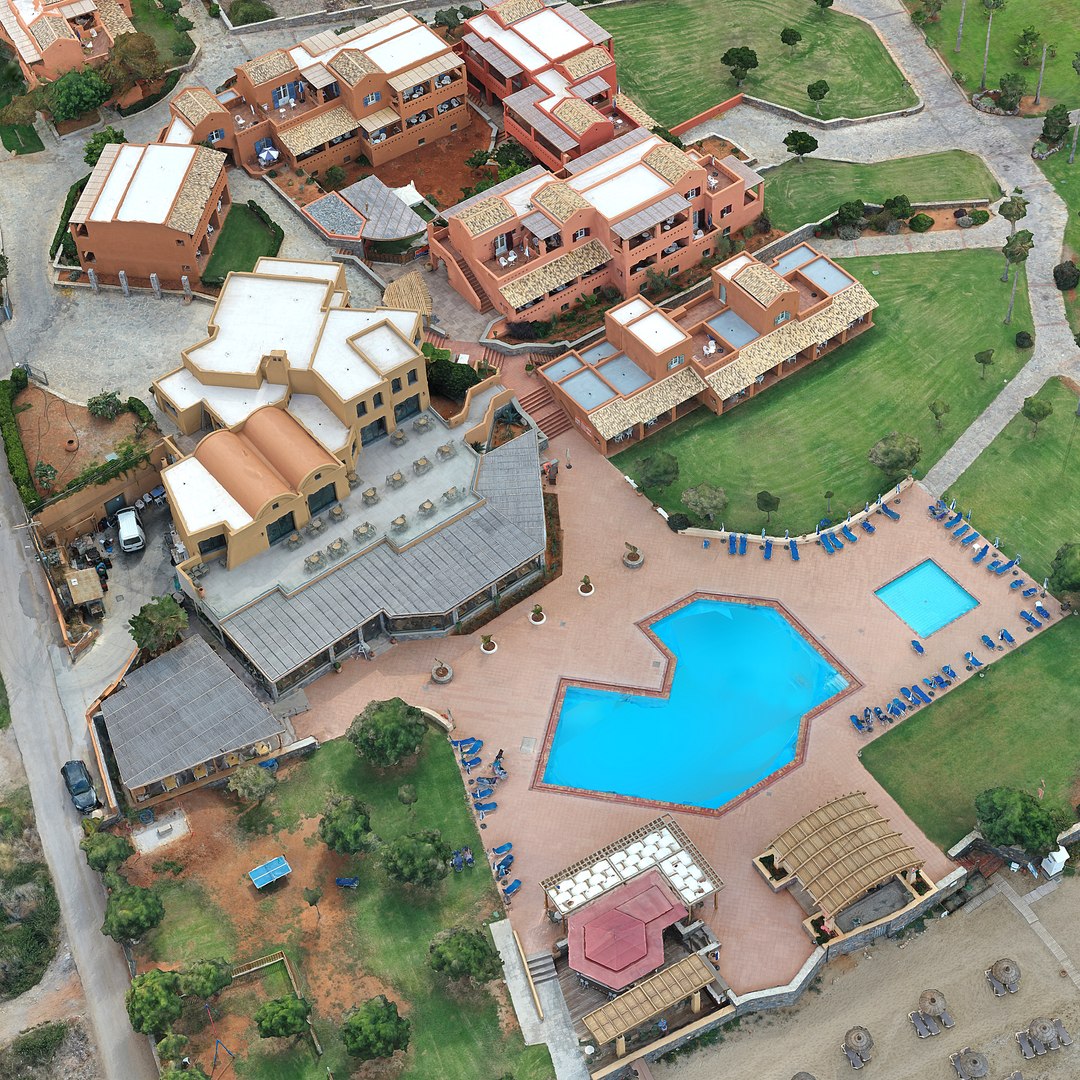 Beach Hotels Complex Model - TurboSquid 1973061
