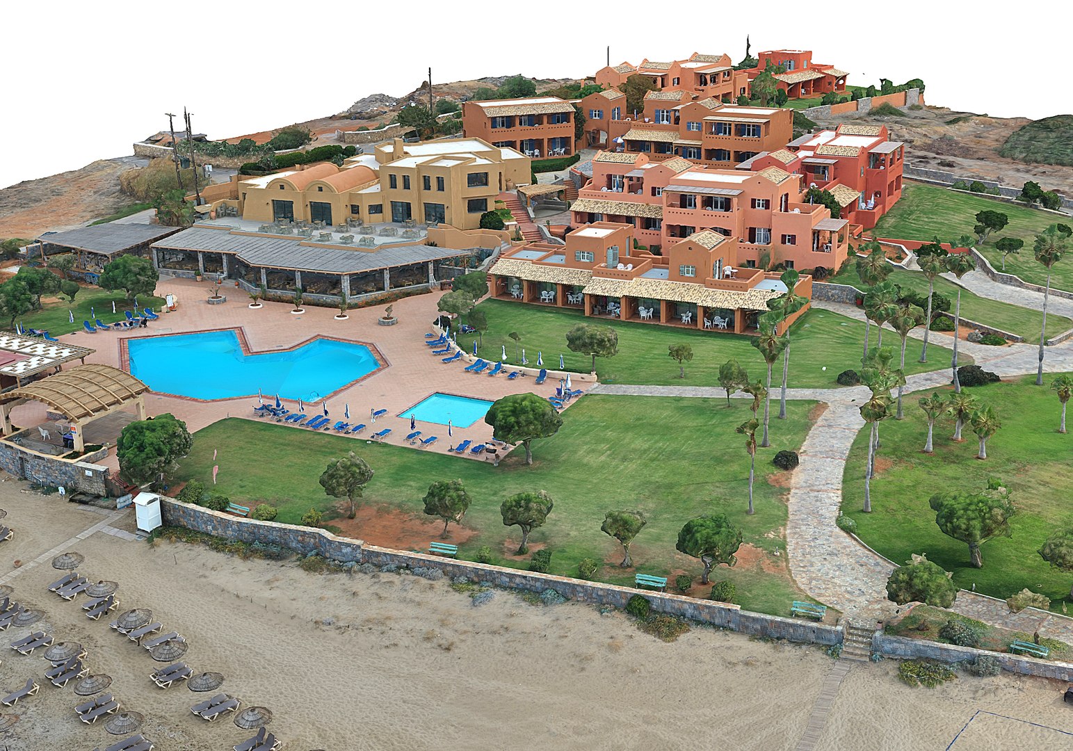 Beach Hotels Complex Model - TurboSquid 1973061