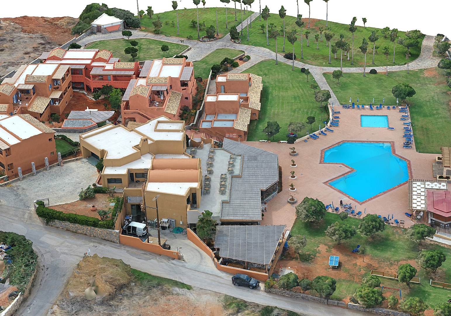Beach Hotels Complex Model - TurboSquid 1973061