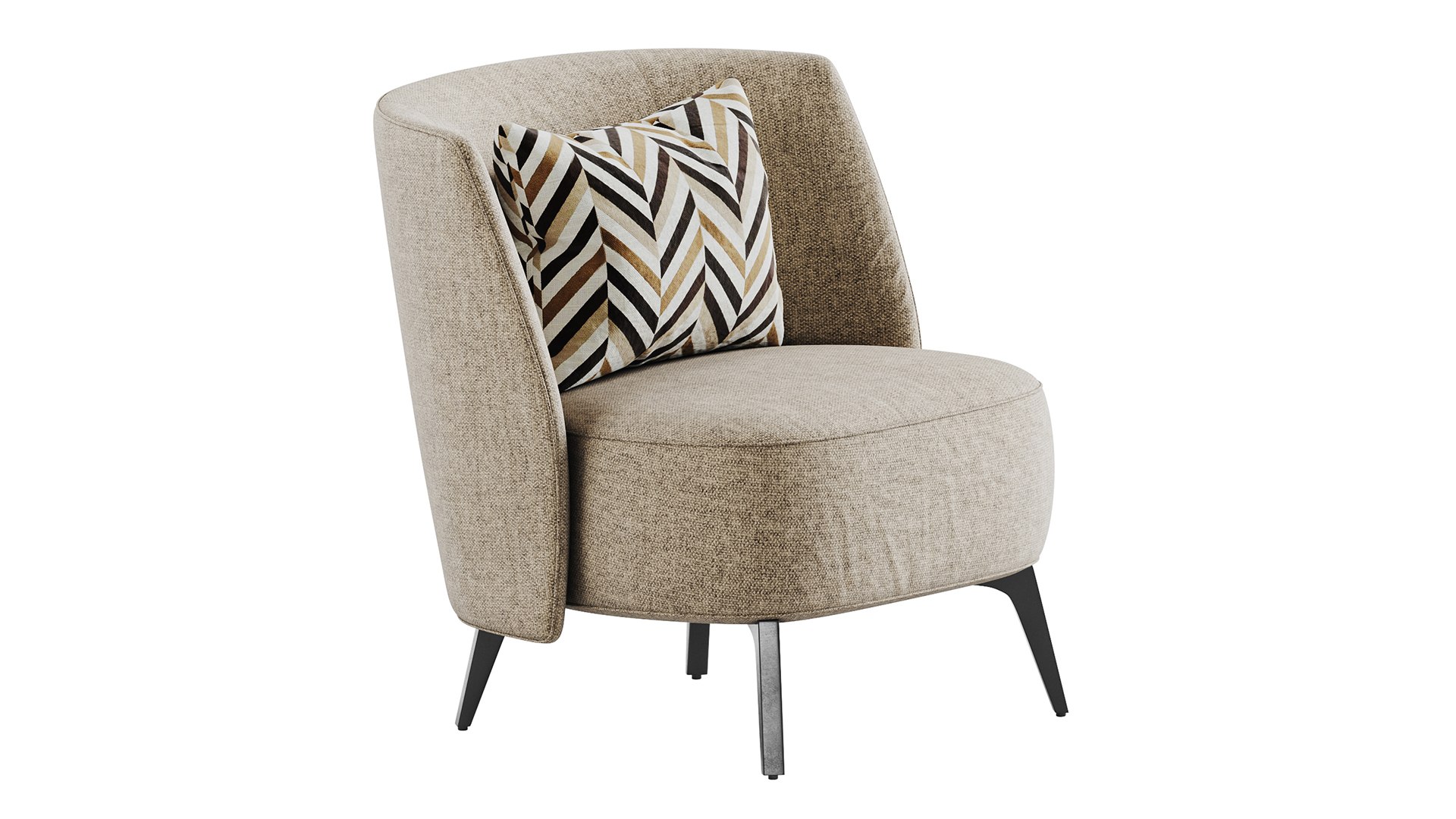 Sunday Armchair Poliform model - TurboSquid 2122790