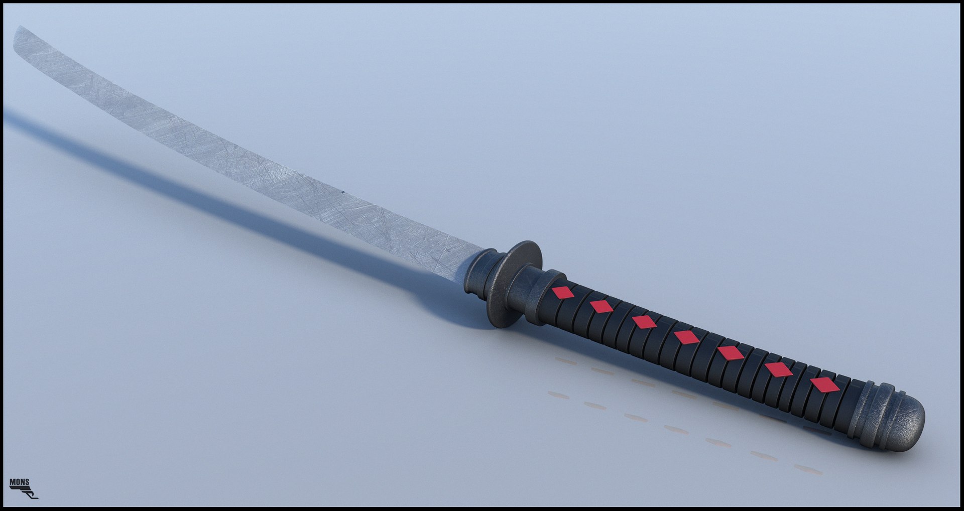 3d Katana Weapons Sword