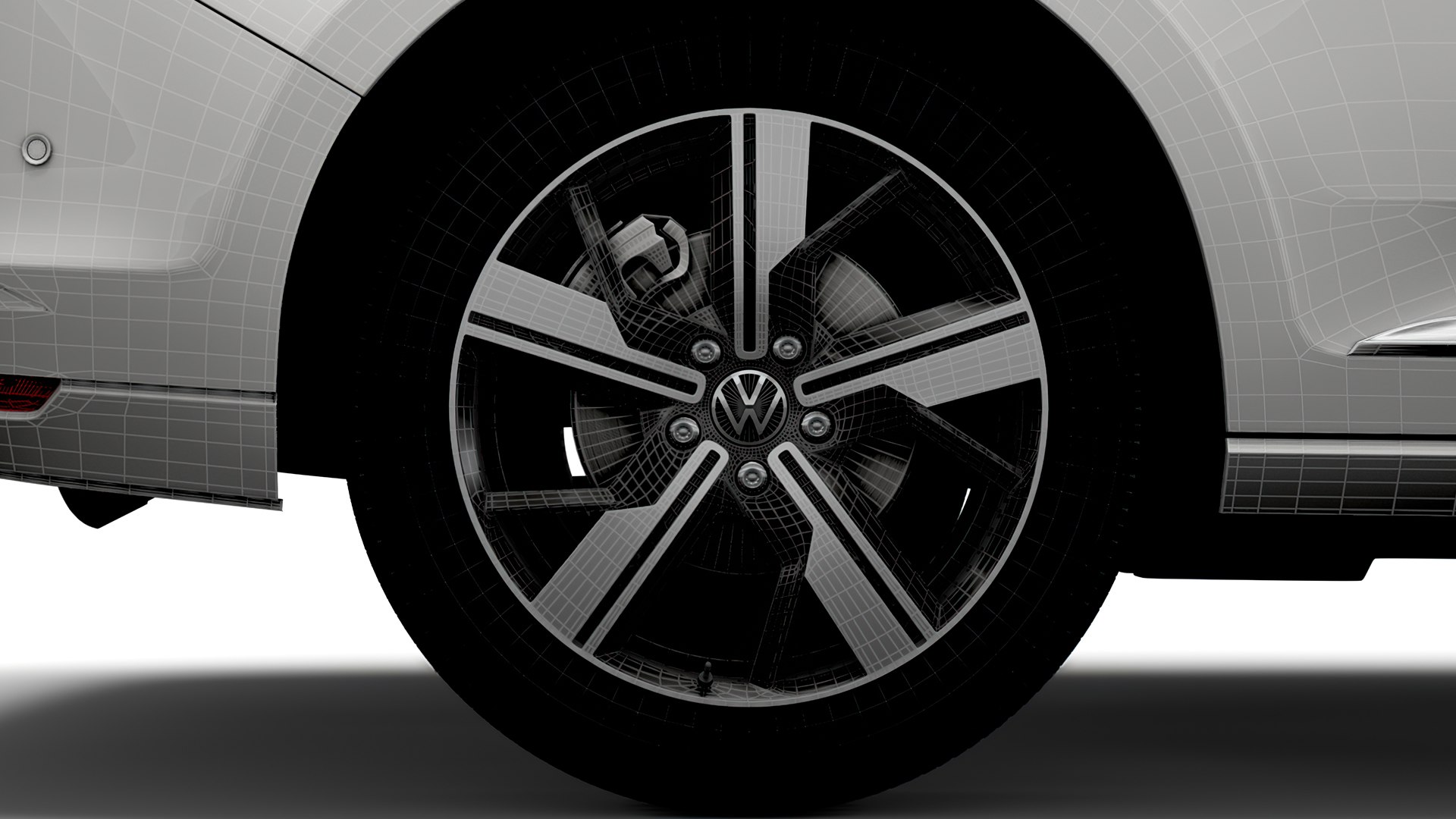 3D Volkswagen Caddy Life 2021 wheel model - TurboSquid 2012865