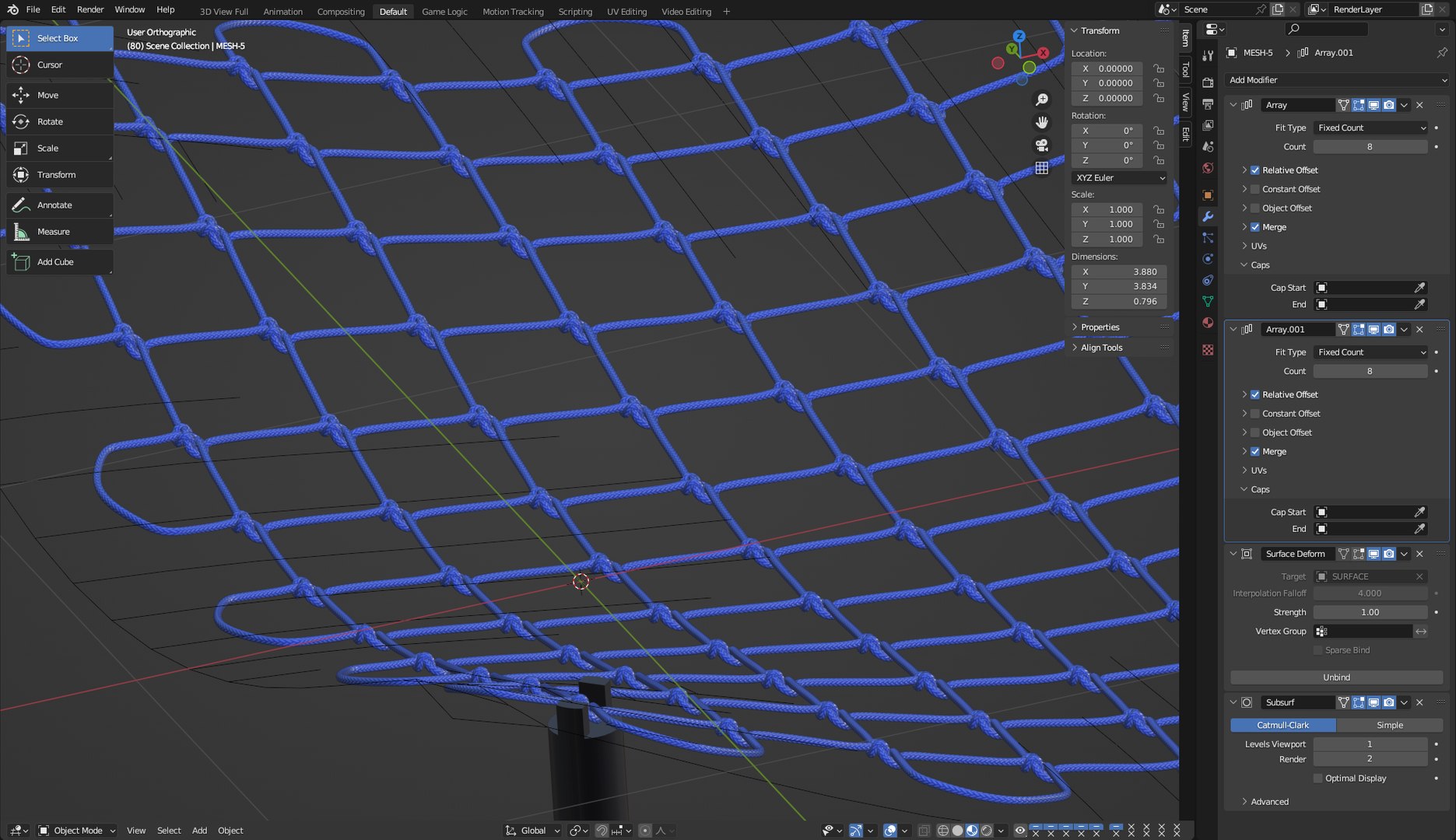 3D Model Adaptable Fishnet - TurboSquid 2339657