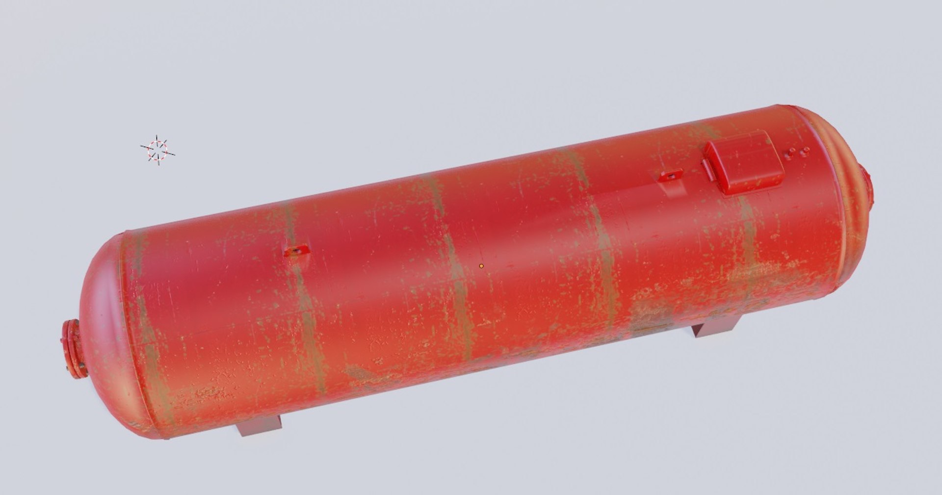 Big Cylinder Tank 3D Model - TurboSquid 1644469