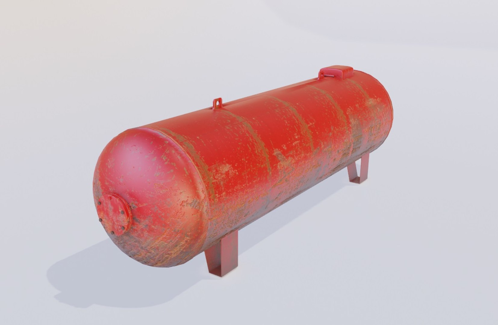 Big Cylinder Tank 3D Model - TurboSquid 1644469