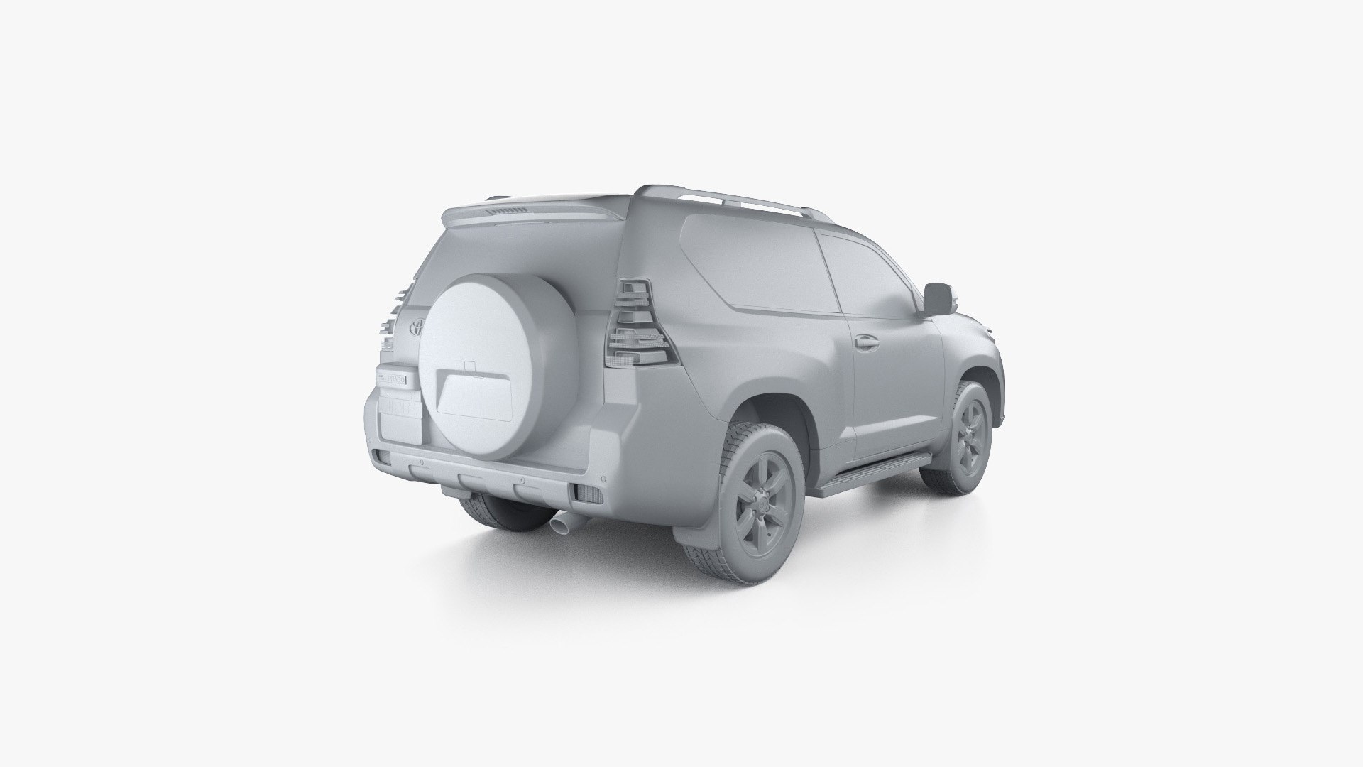 3D Toyota Land Cruiser Prado 3-door 2014 - TurboSquid 2012059