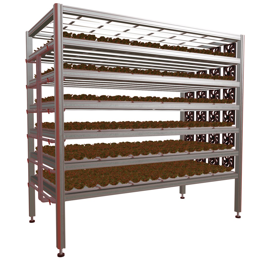 3D Model Vertical Farm Hydroponic - TurboSquid 1762664