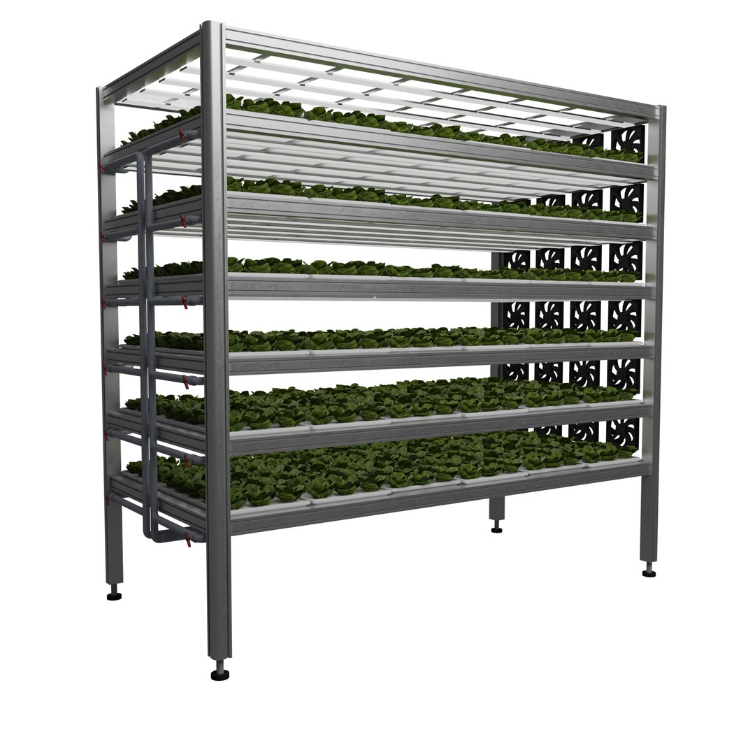 3D Model Vertical Farm Hydroponic - TurboSquid 1762664