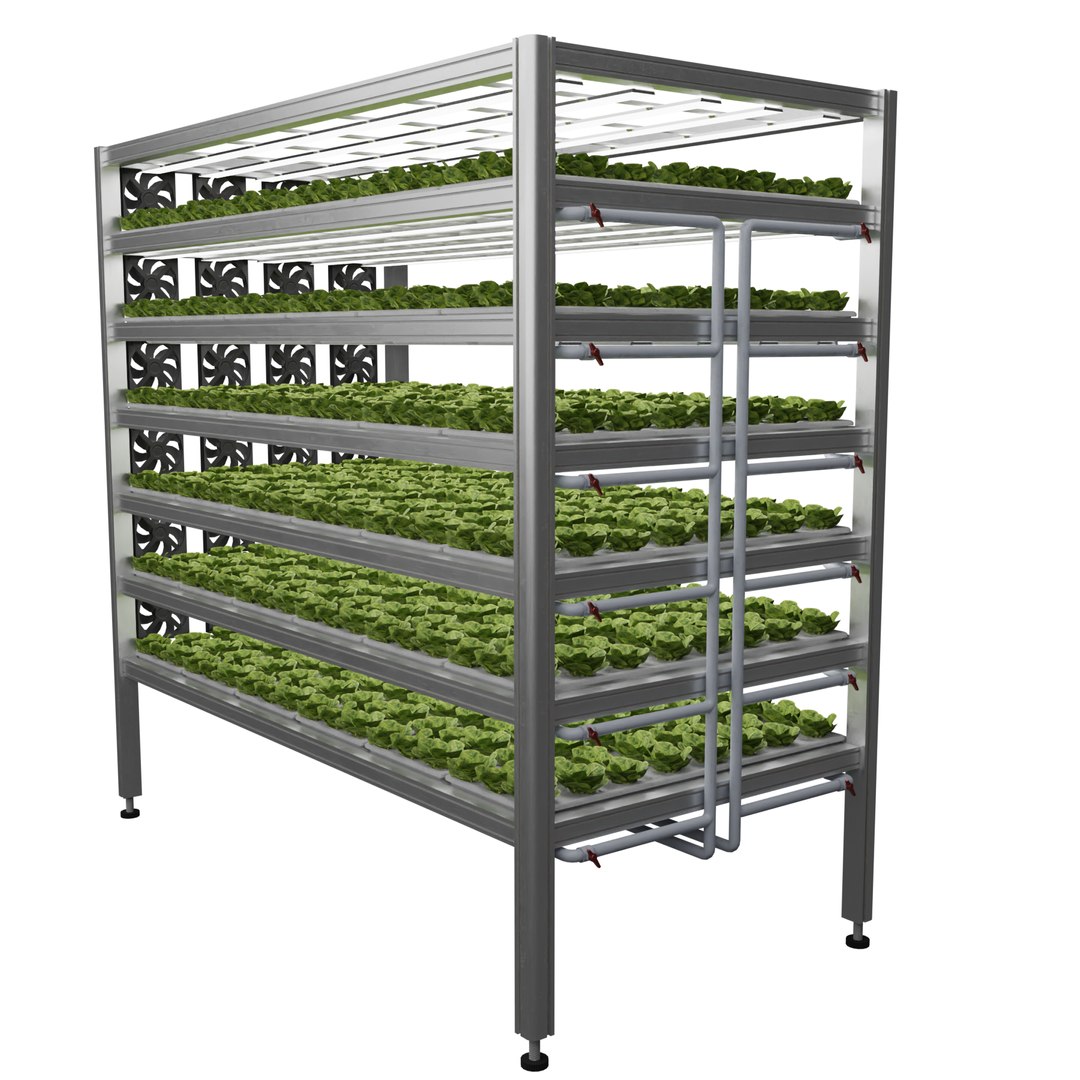 3D Model Vertical Farm Hydroponic - TurboSquid 1762664