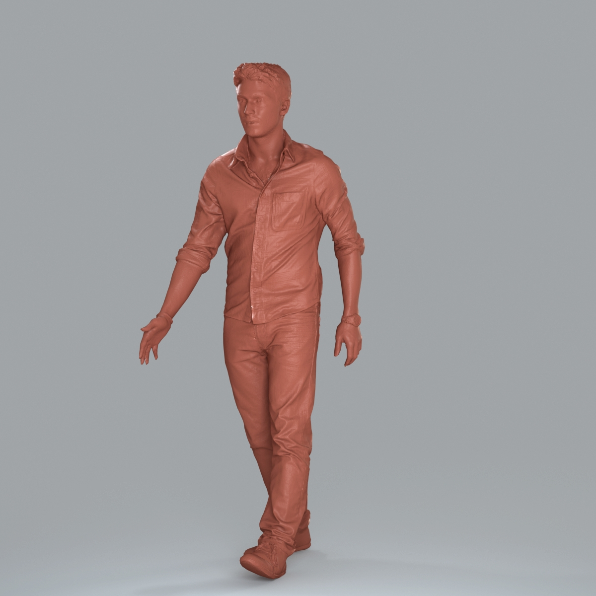 axyz normal human 3d x