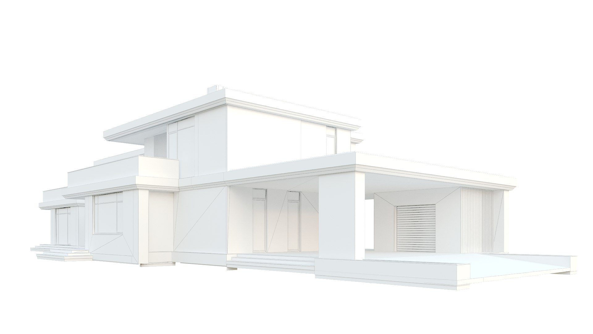 Modern Luxury House 3D Model - TurboSquid 1776245