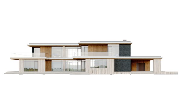 Modern Luxury House 3D model - TurboSquid 1776245