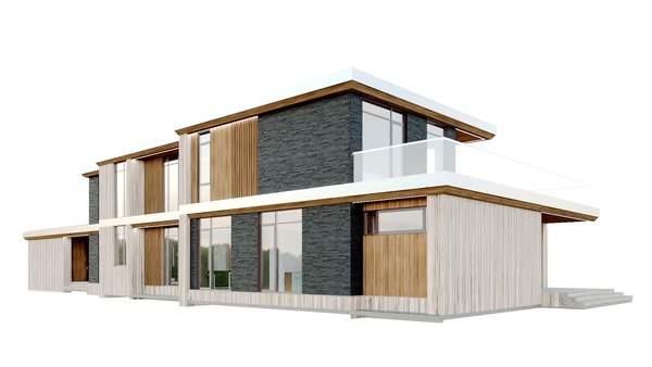 Modern Luxury House 3D model - TurboSquid 1776245
