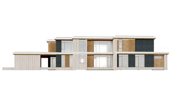 Modern Luxury House 3D model - TurboSquid 1776245