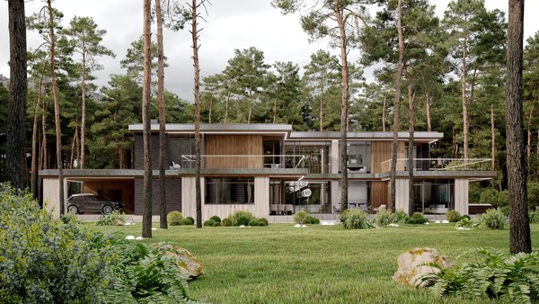 Modern Luxury House 3D model - TurboSquid 1776245