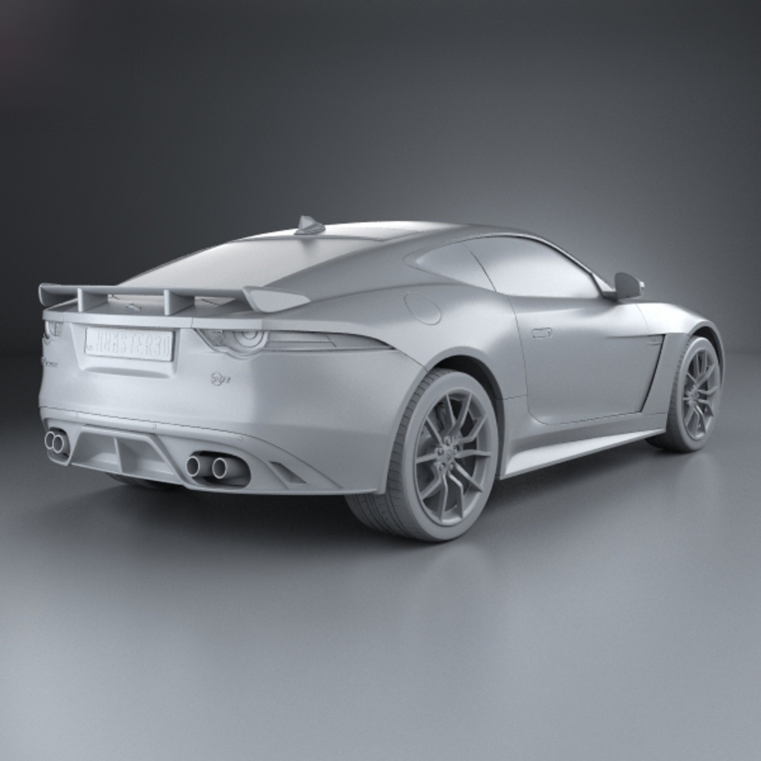 3D f-type f type model - TurboSquid 1302513