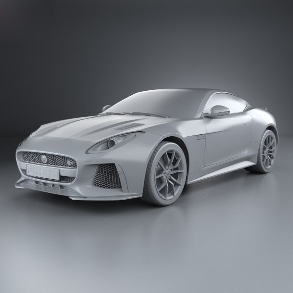 3D f-type f type model - TurboSquid 1302513