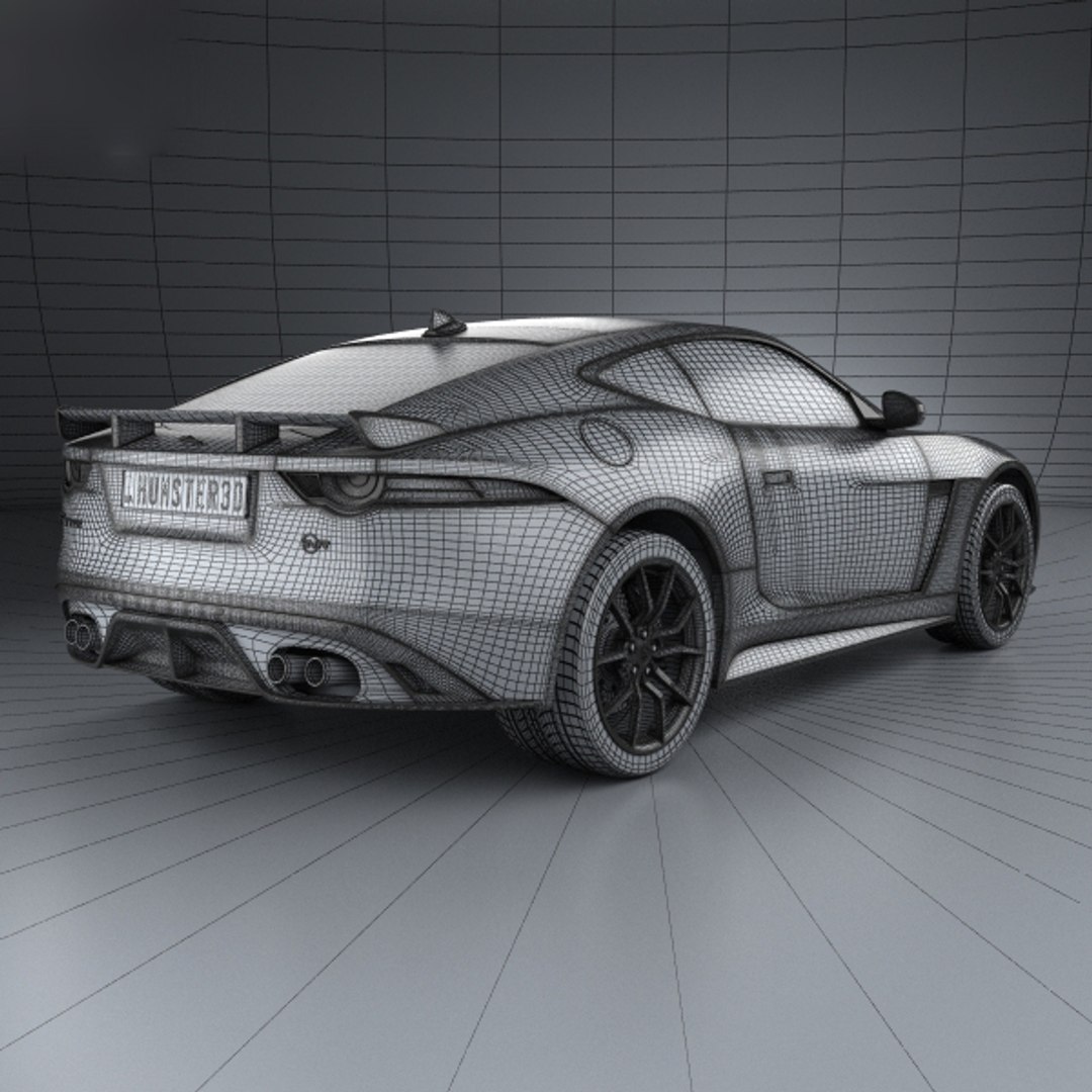 3D f-type f type model - TurboSquid 1302513