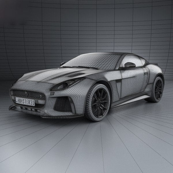 3D f-type f type model - TurboSquid 1302513