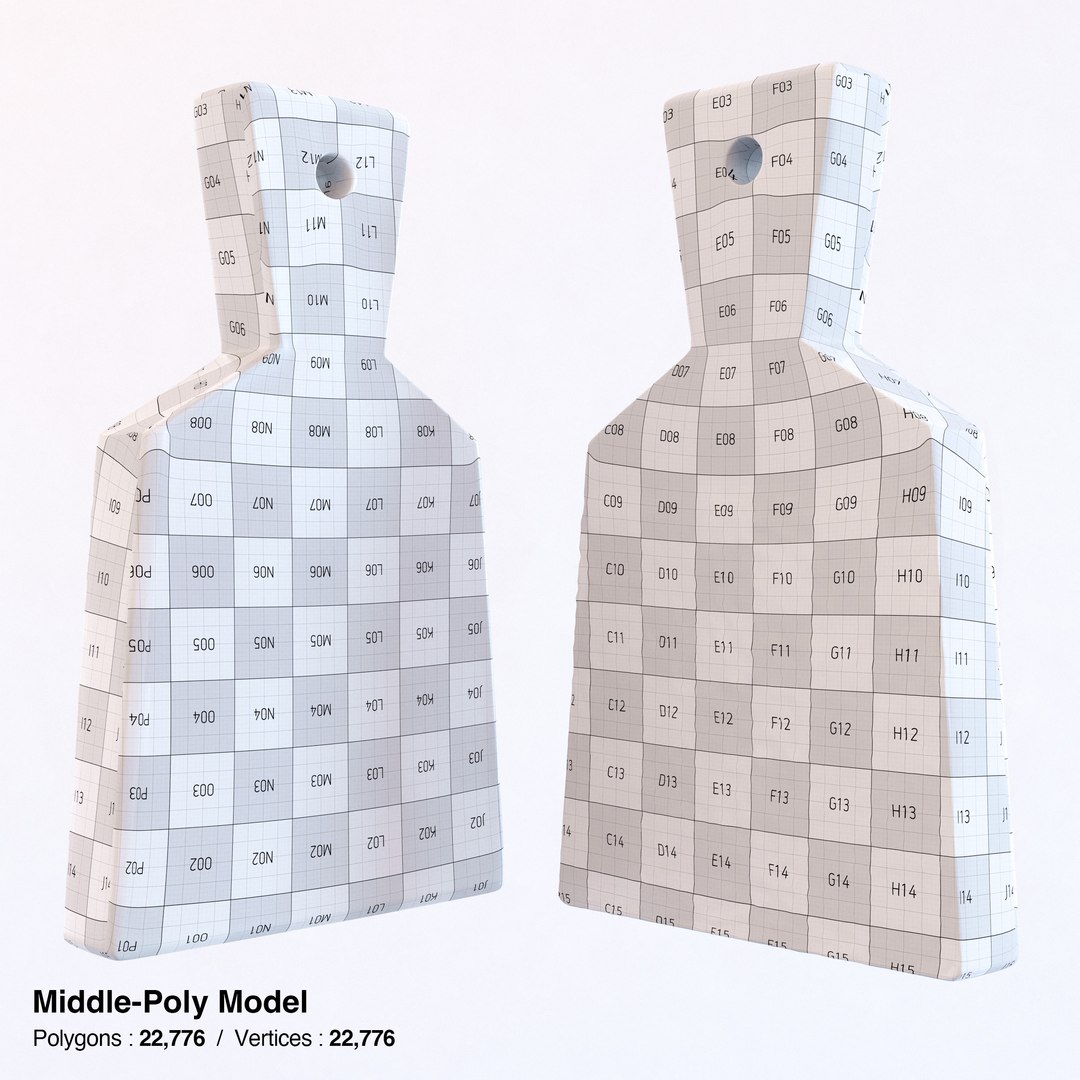 Sharkskin Wasabi Grater Set - Japanese Horseradish 3D Model ...