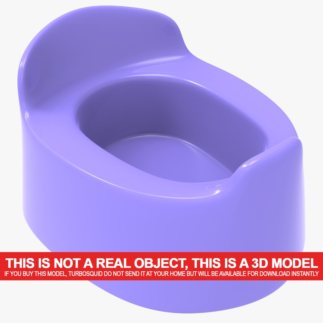 Baby Potty Pot 3D Model - TurboSquid 1214617