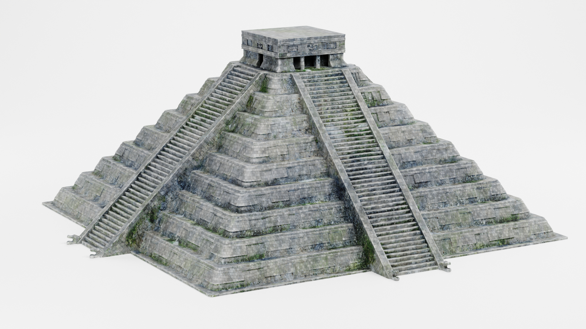 3D Mayan Pyramid - TurboSquid 2029508