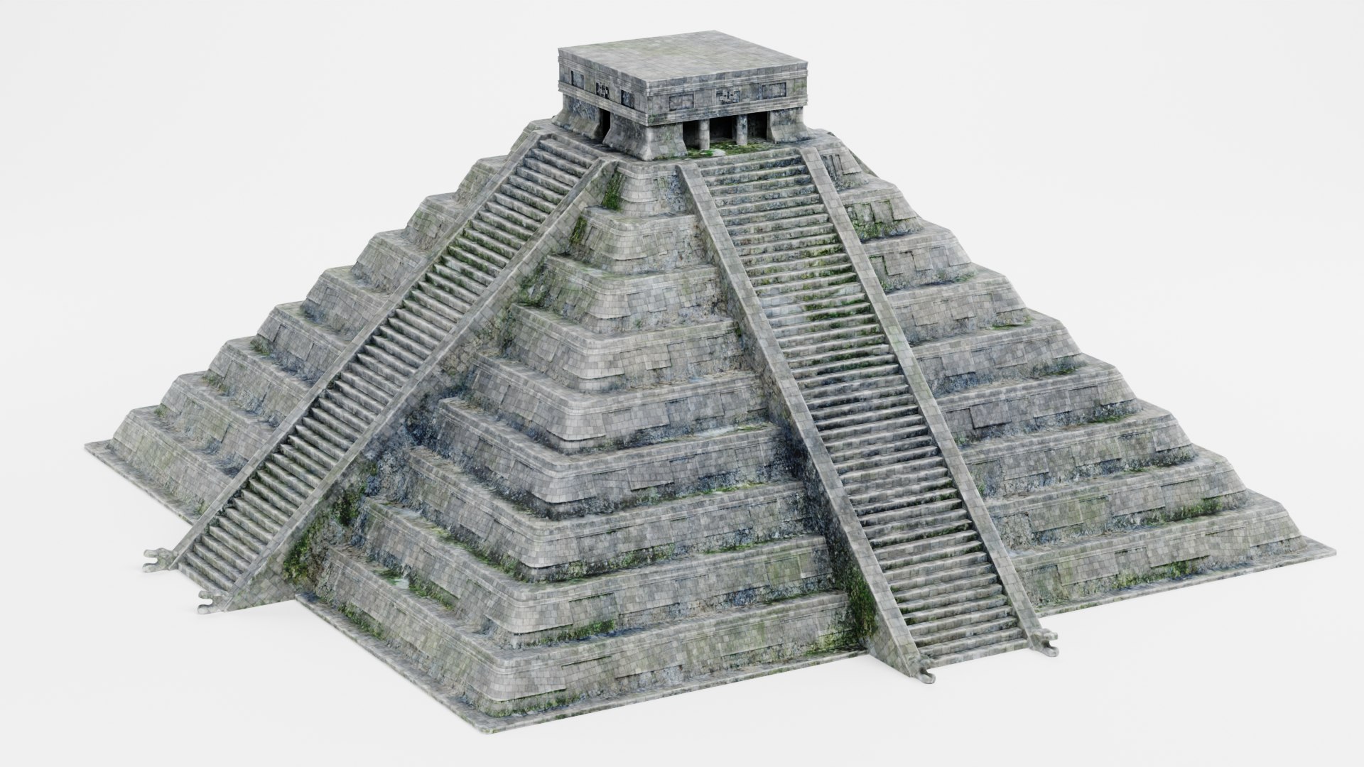 3D Mayan Pyramid - TurboSquid 2029508