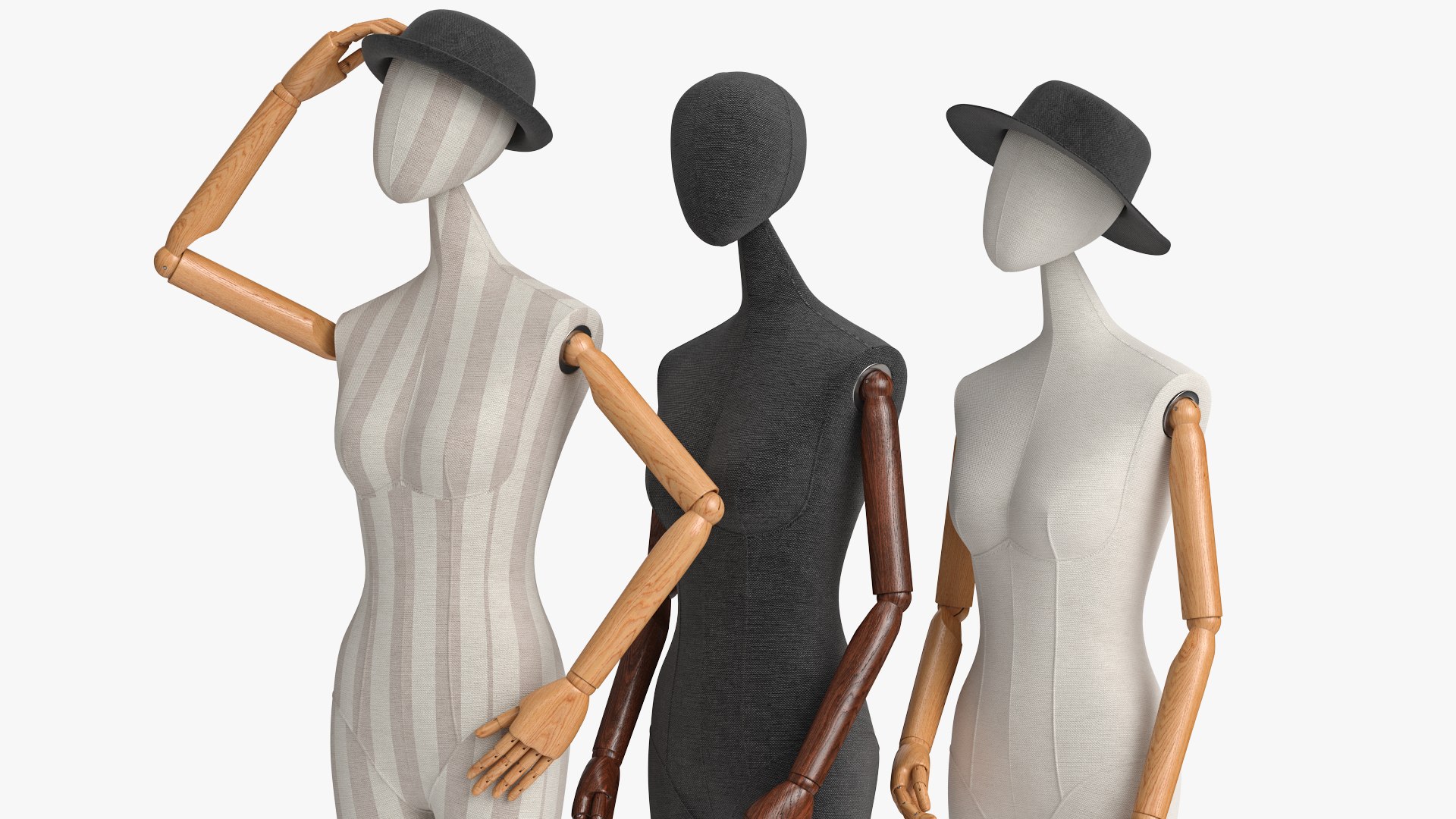 3D Female Mannequins Model - TurboSquid 1961437