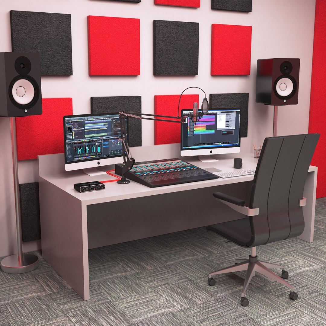 3D Model Home Studio - TurboSquid 1834679