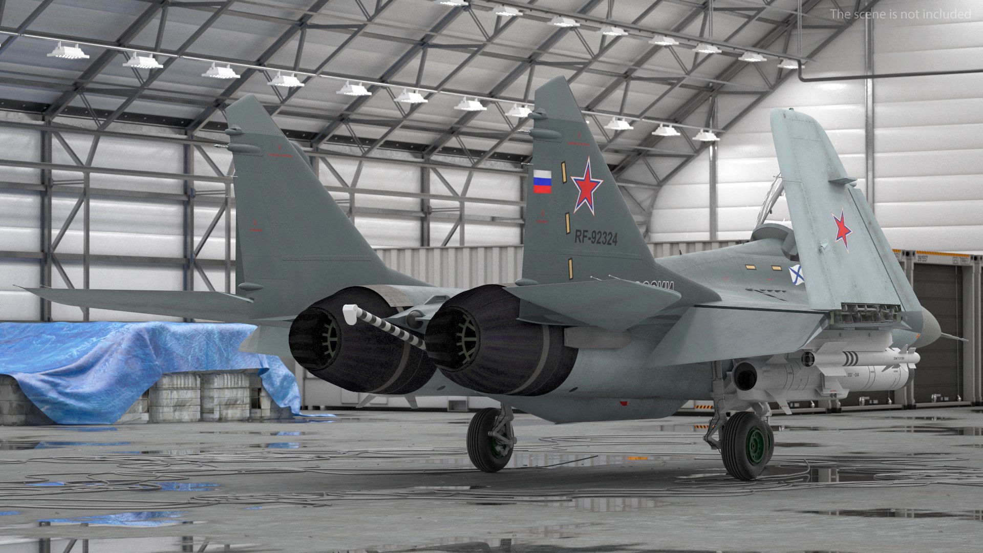 3D MiG 29KR Fulcrum D Russian Navy with Armament Rigged model ...