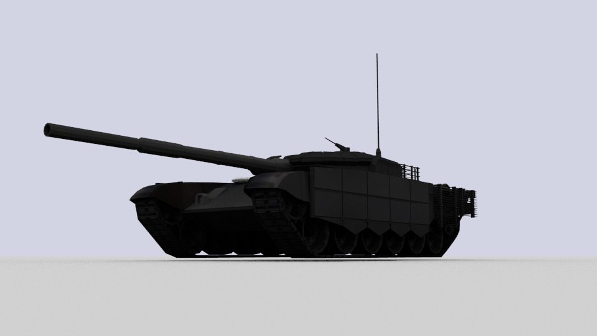 3d T-90sm Tank T-90
