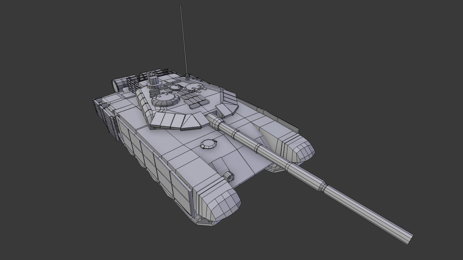 3d T-90sm Tank T-90
